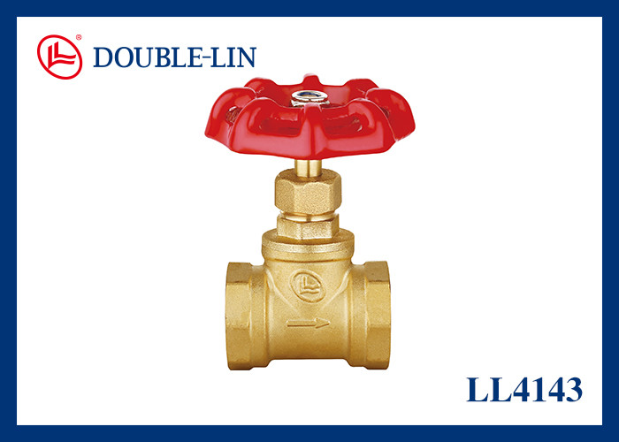 Brass Stop Valve with Cast-Iron Handle, 1/2"-2" ISO228