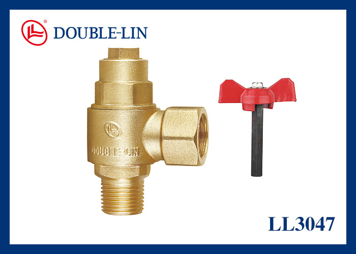 Versatile PTFE Sealing Material Brass Angle Valve 1/2" 3/4" 1" For ...