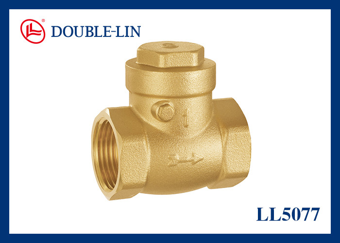 1/2 " To 4 " Brass Swing Check Valve With Rubber Sealing