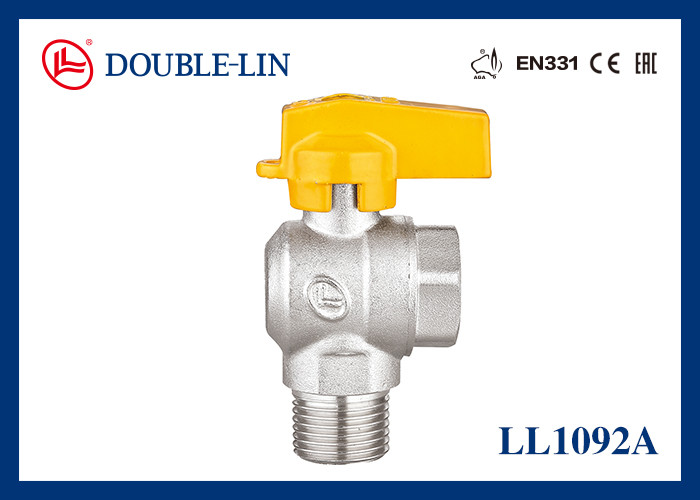 M3/4" x F3/4" Male x Female EN331 Brass Gas Valves