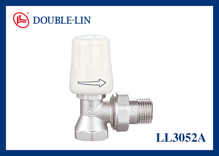 ISO228 Thread 3/4" Brass Angled Radiator Valves